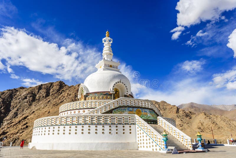 Shati stupa stock image. Image of land, downdoor, bhutan - 61734785