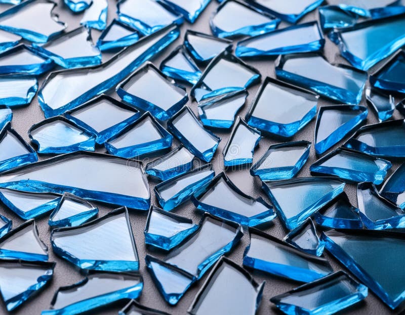 Abstract Pattern Shards of a Glass Stock Illustration - Illustration of ...