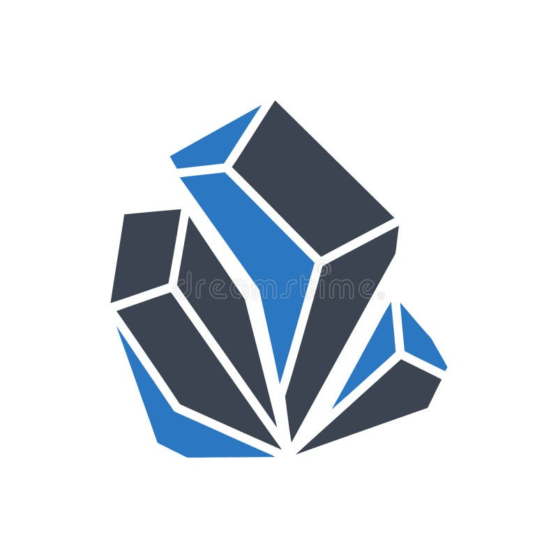 Shattered Brilliance in Fragments Icon Stock Vector - Illustration of ...