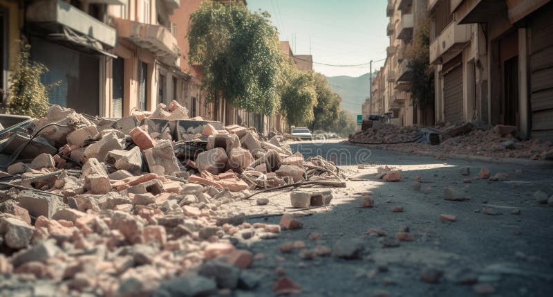 Shattered Cityscape, Unveiling the Aftermath of Devastating Earthquake ... Shattered Cityscape, Unveiling the Aftermath of Devastating Earthquake ...