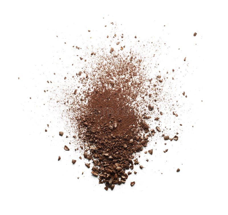 Coffee Powder Burst from Coffee Bean Stock Image - Image of dark ...