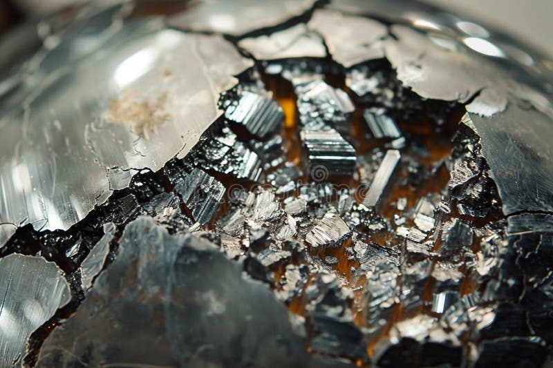 Shattered Crystal Sphere stock illustration. Illustration of abstract ...