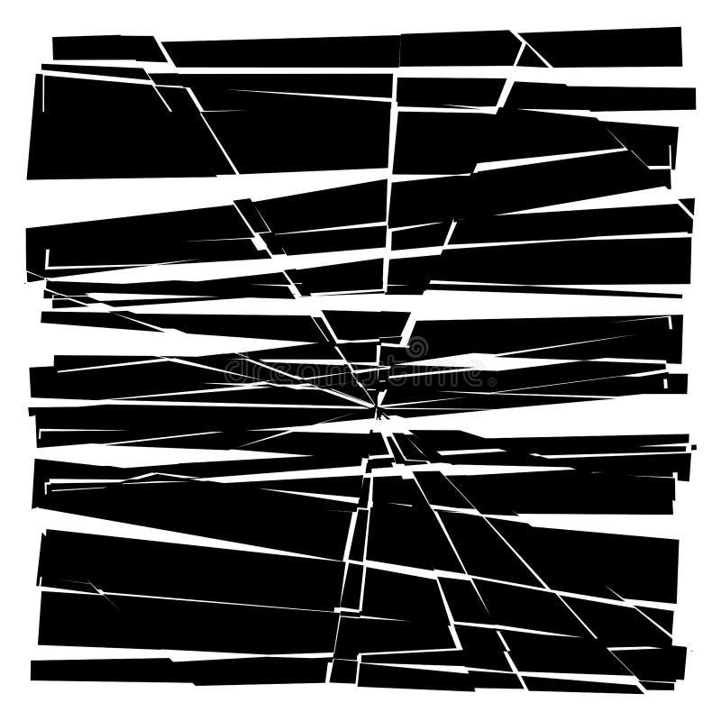 Shattered, Fractured, Broken Square. Burst, Explosion, and Rupture ...