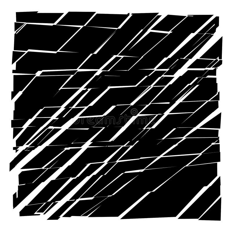 Shattered, Fractured, Broken Square. Burst, Explosion, and Rupture ...