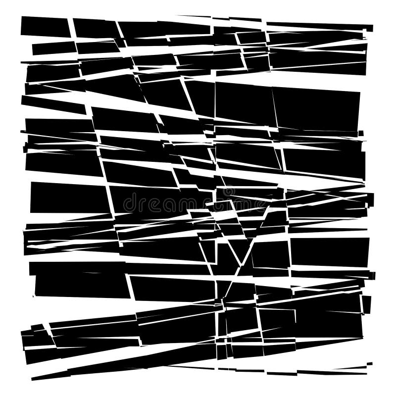 Shattered, Fractured, Broken Square. Burst, Explosion, and Rupture ...