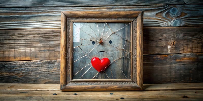 A Shattered Frame and a Lonely Heart a Still Life of Brokenness and ...