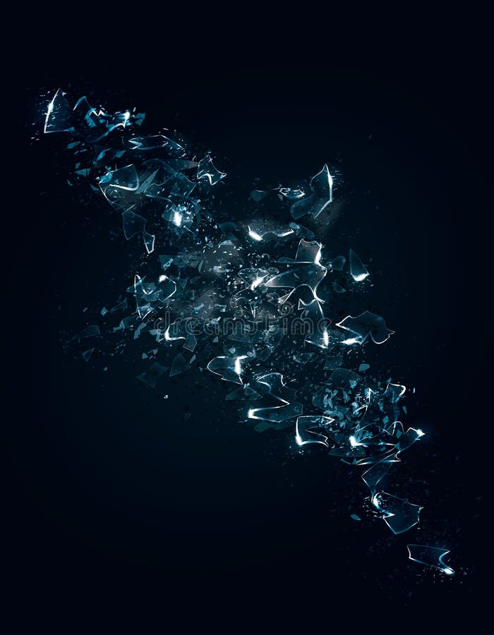 Shattered glass background stock vector. Illustration of graphic - 47058787