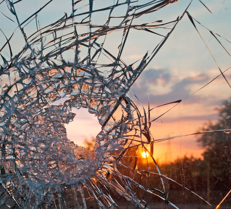 Shattered glass stock photo. Image of grunge, bullet - 34513348