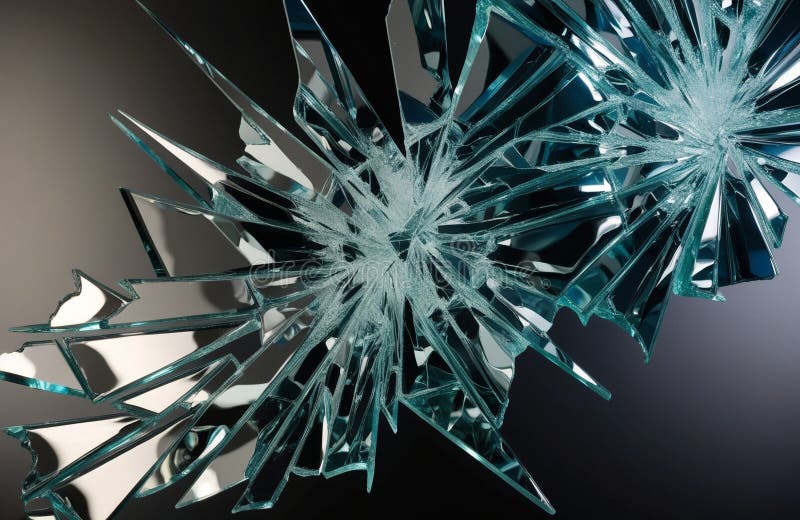 Shattered Glass Effect Background Stock Illustration - Illustration of ...