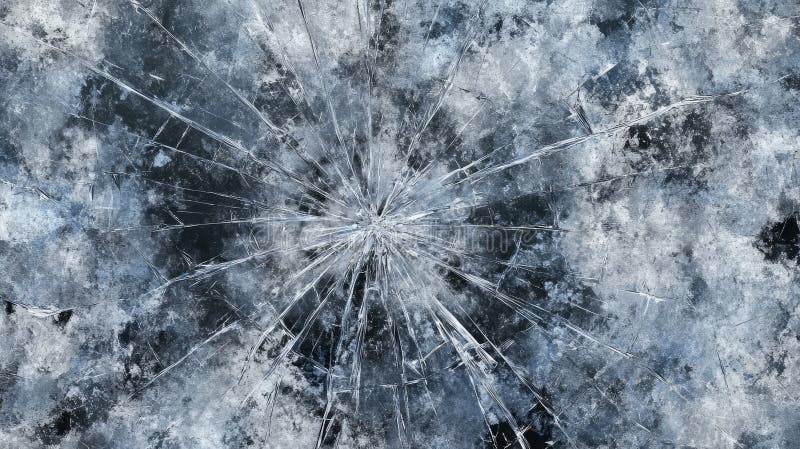 Shattered Glass Effect stock illustration. Illustration of frost ...