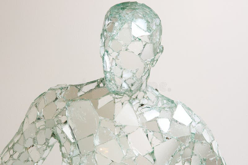 Shattered glass figure stock illustration. Illustration of design ...
