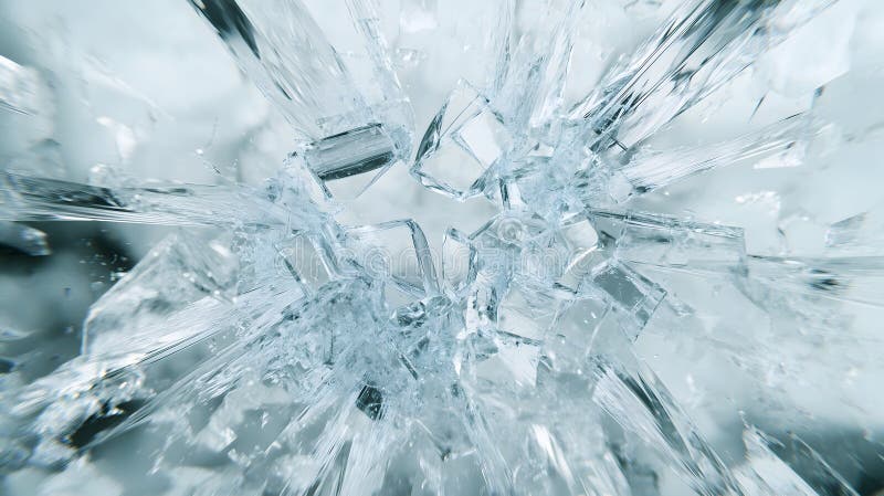 Shattered Glass Impact Background Stock Illustration - Illustration of ...