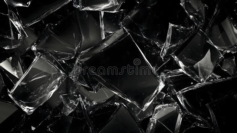 Shattered Glass Impact Background Stock Illustration - Illustration of ...