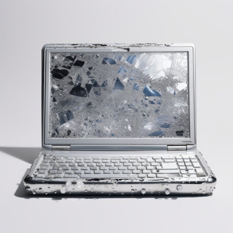 Shattered Glass Laptop: a Stunning Visual Representation of ...