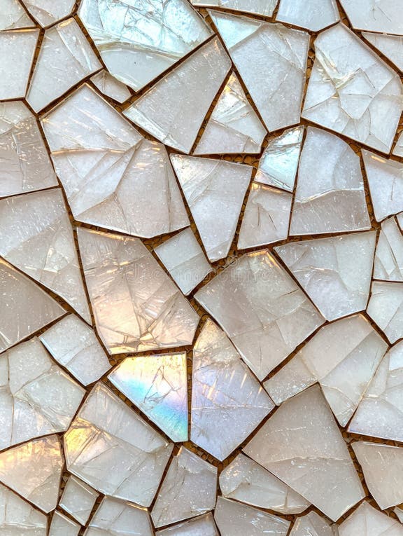 Shattered Glass Mosaic Pattern Stock Illustration - Illustration of ...