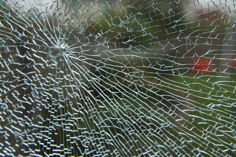 Shattered Glass Pane stock image. Image of house, room - 3968153