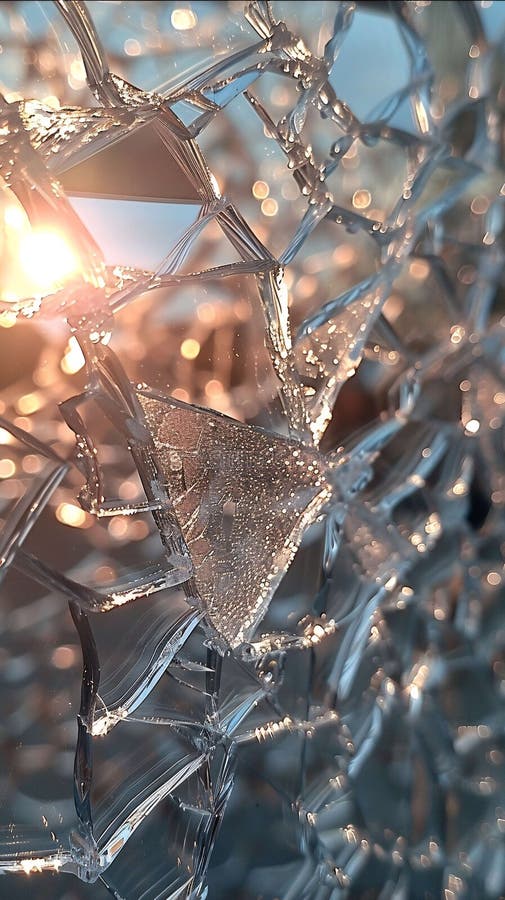 Shattered Glass Texture Background. Stock Illustration - Illustration ...