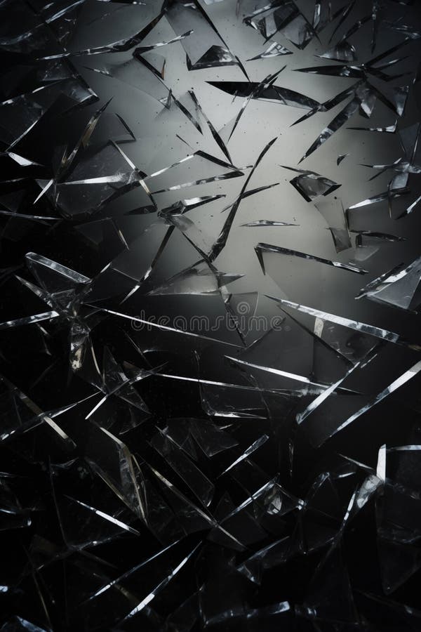 Shattered Glass Texture Broken Glass Fragmented Glass Set 36