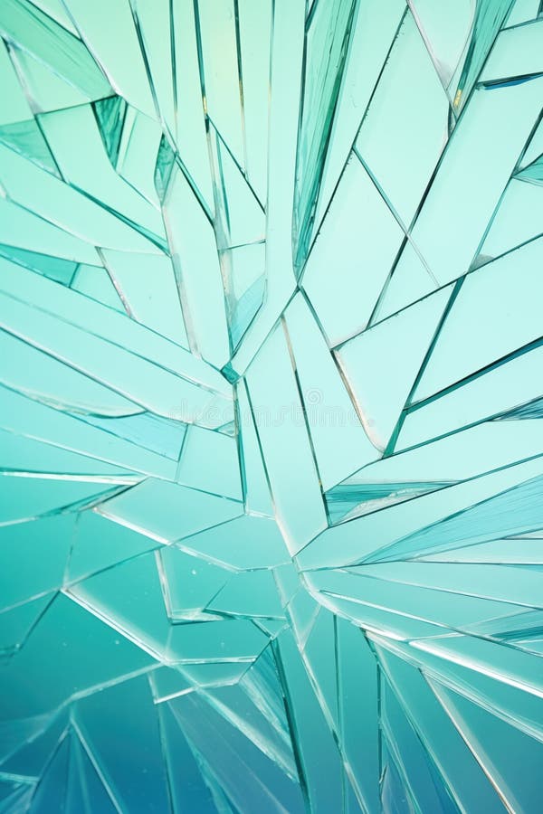 Shattered Glass Texture Broken Glass Fragmented Glass Set 25 Stock Illustration