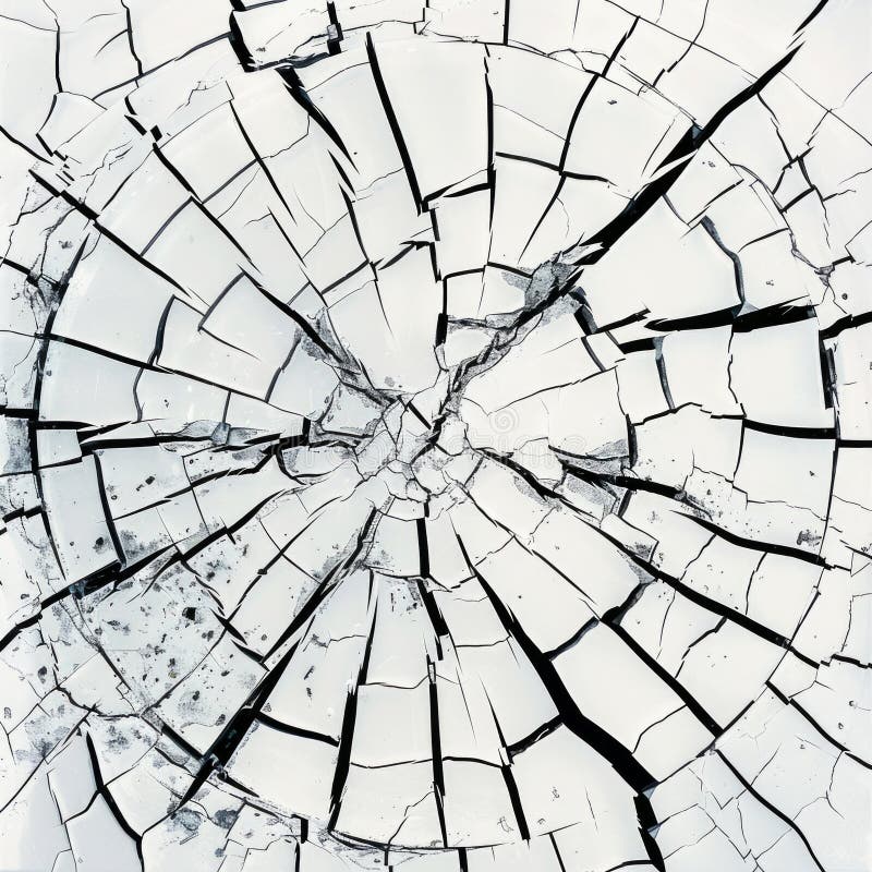 Shattered Glass Texture with Cracked Patterns Stock Image - Image of ...
