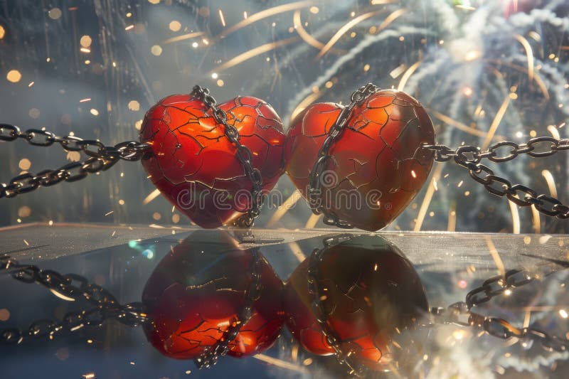 Shattered Hearts, a Powerful Symbol Representing Both Heartbreak and ...