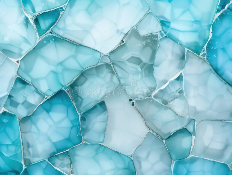 Shattered Ice Texture with Cool Tones Stock Illustration - Illustration ...