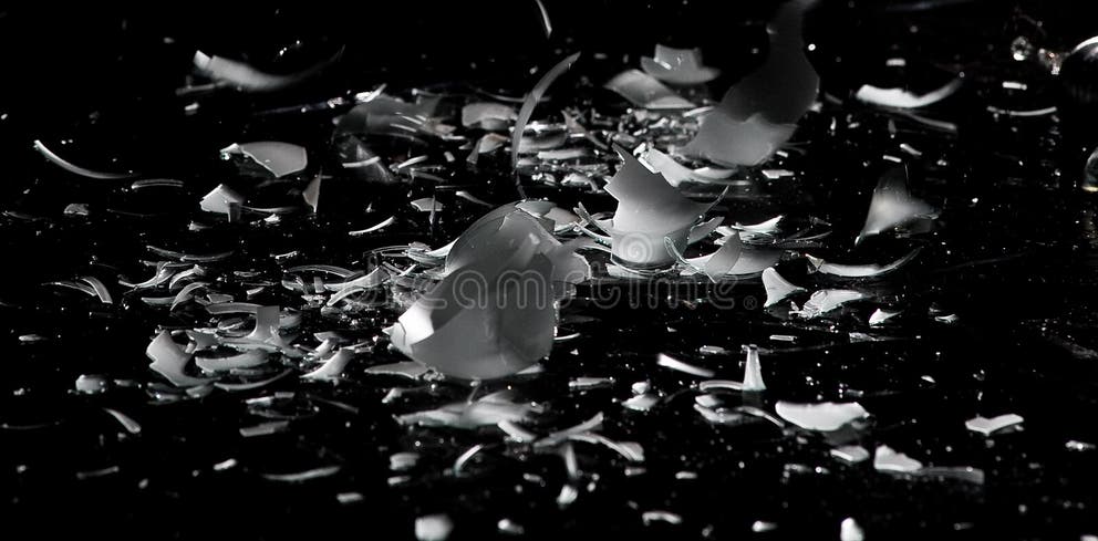 Shattered Light Bulb stock photo. Image of destroy, industrial - 17391444