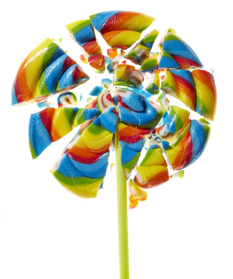 Fragments of a Shattered Glass Stock Photo - Image of destroy, decay ...