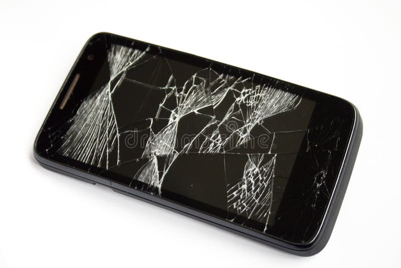 Shattered phone screen stock photo. Image of broken, accident - 88341830
