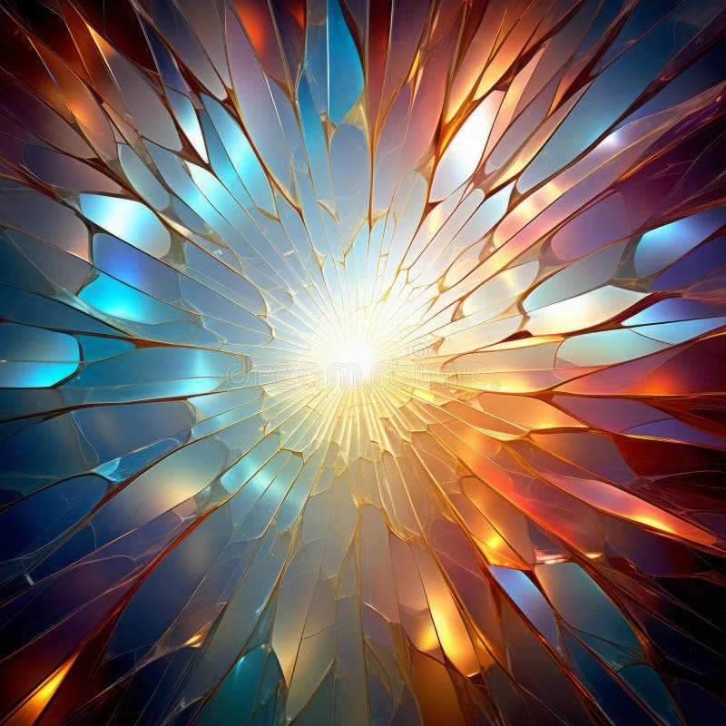 Shattered Light Digital Sculpture Transformation Stock Photos - Free ...