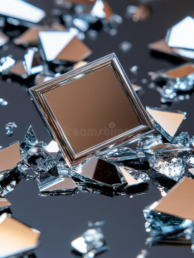 Shattered Reflections a Broken Mirror Fragility Reflection Loss Rebirth ...