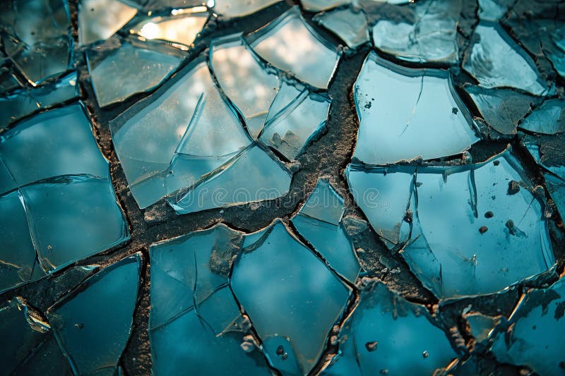 Shattered Reflections stock illustration. Illustration of display ...