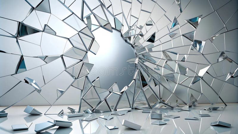 Shattered Reflections: a Visual Metaphor for Divorce Generative AI ...