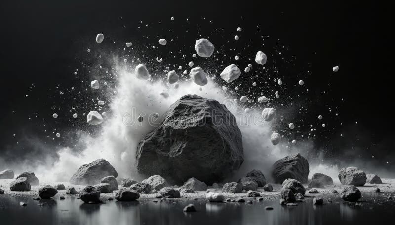 Boulder Black White Stock Illustrations – 2,763 Boulder Black White ...