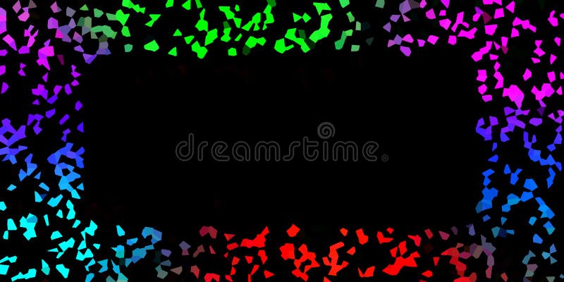 Shattered Spectrum Border Banner Stock Illustration - Illustration of ...