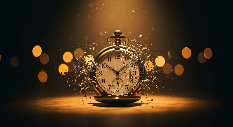 Shattered Time: a Moment Exploding into Fragments of Fleeting Reality ...