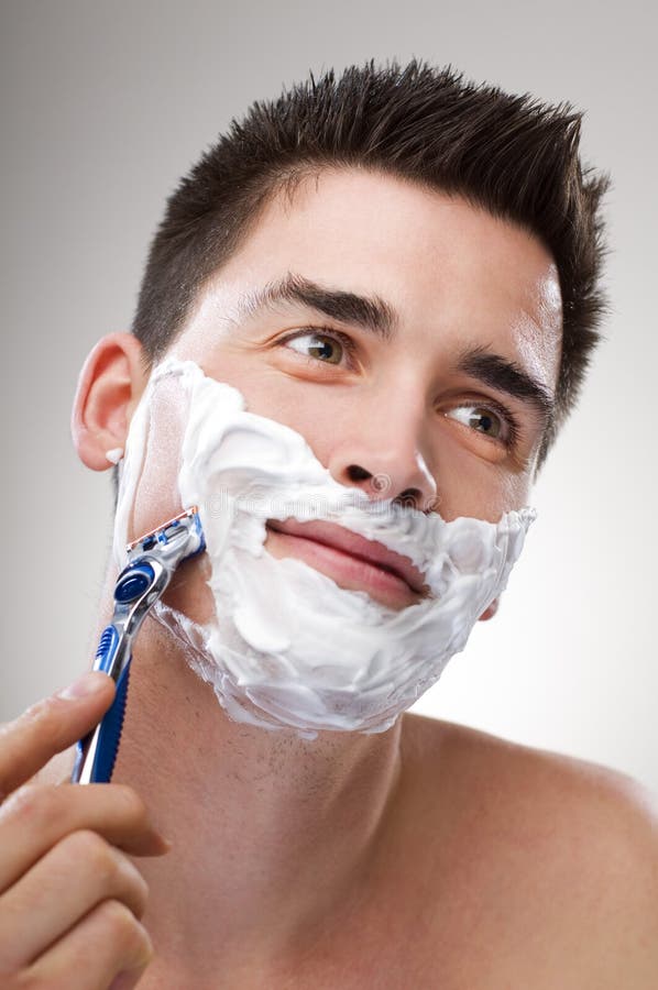After shave stock image. Image of natural, long, happy - 9448075
