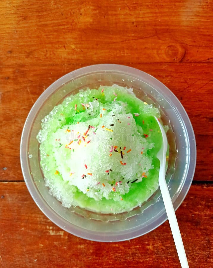 Shaved Ice for Dessert Food Eat, Play, Cold Snacks Stock Image - Image ...