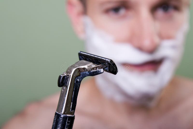 Shaving stock photo. Image of healthcare, care, cheek - 11348830