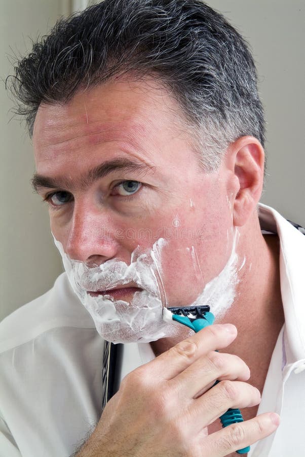 Shaving stock photo. Image of gentleman, male, shear, foam - 2606326