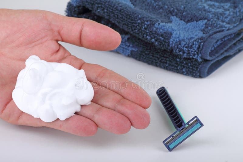 Shaving cream stock image. Image of foam, clean, swirl - 4881783