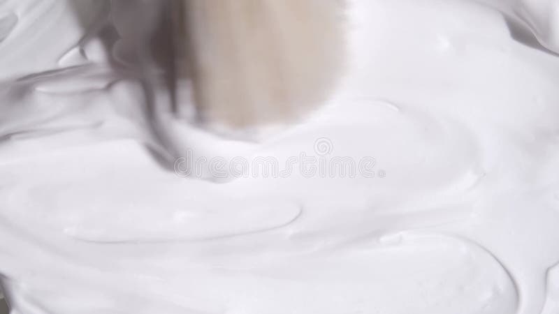Shaving Foam Background, Shaving Brush Texture Stock Footage - Video of ...