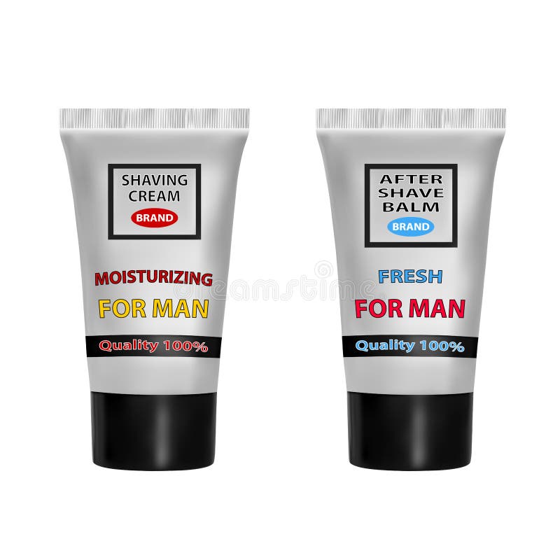 Shaving Kit.Vector Illustration. Stock Vector - Illustration of body ...