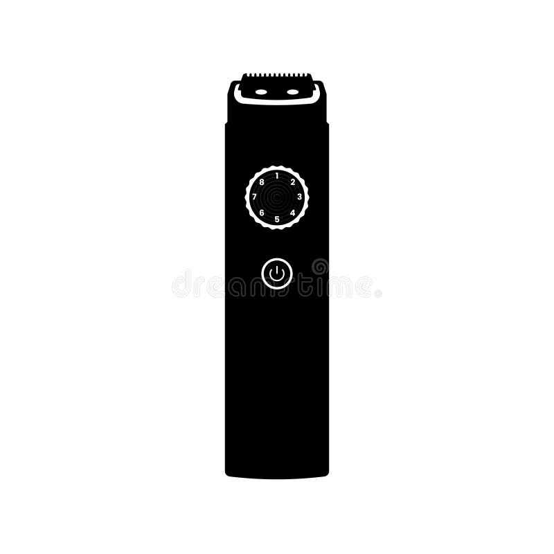 Shaving Machine Black and White Icon Design Element on Isolated White ...