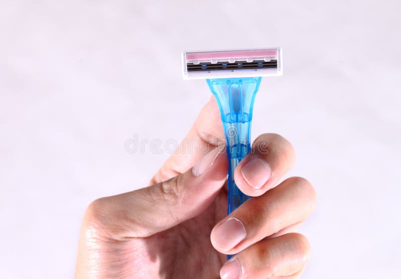 Shaving razor stock image. Image of hand, hygiene, accessory - 43574809