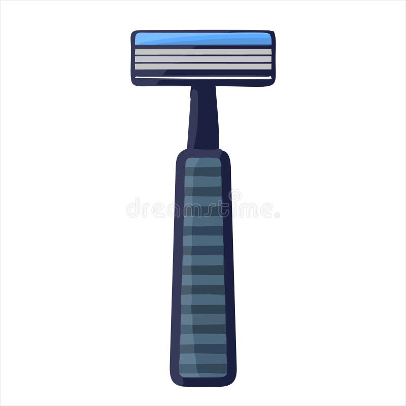 Shaving Razor Icon Isolated on White Background from Hygiene Routine ...