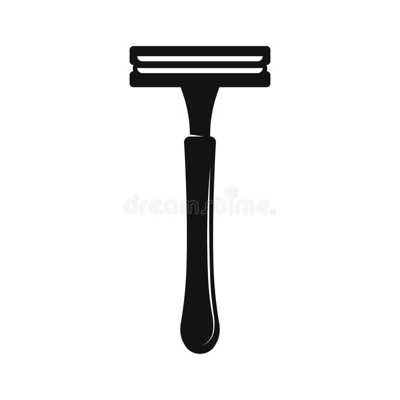 Shaving Razor Icon Logo Vector Stock Illustration - Illustration of ...