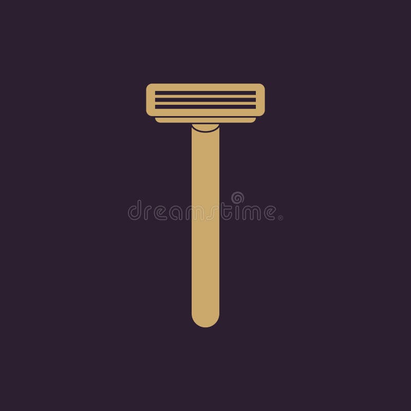 The Shaving Razor Icon. Shaver Symbol Stock Vector - Illustration of ...