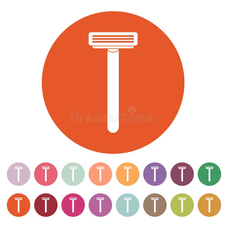The Shaving Razor Icon. Shaver Symbol Stock Vector - Illustration of ...