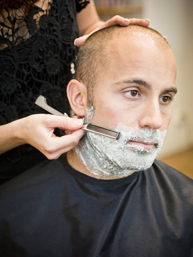 Shaving situation stock photo. Image of style, close - 21768182